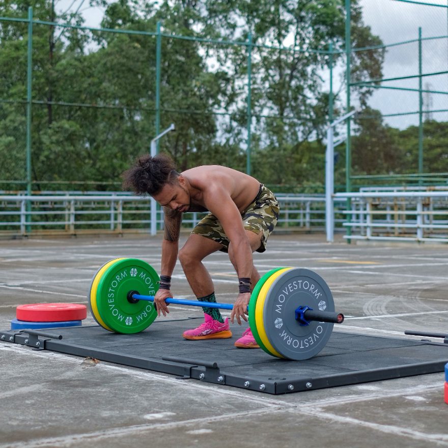 Movestorm Deadlift Platform – Compact Drop Mat