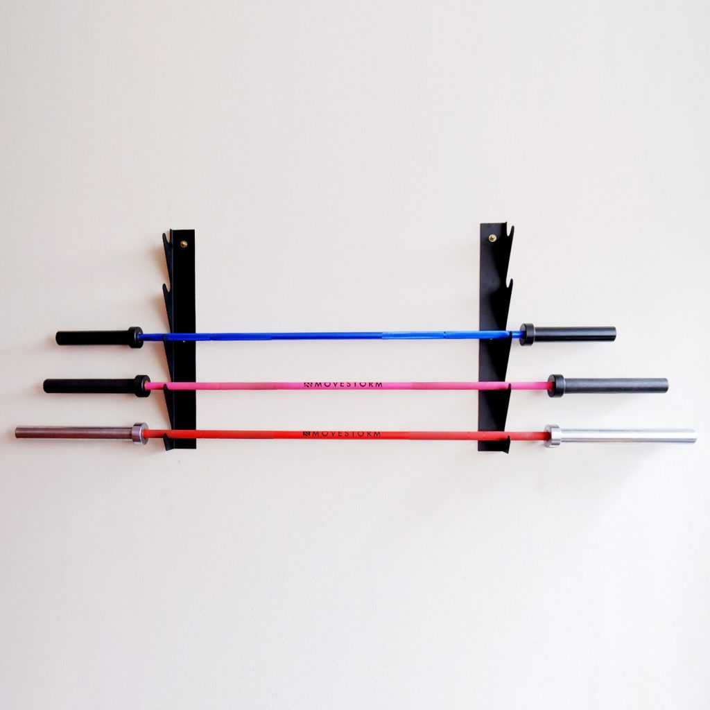 Wallmounted Barbell Rack — Space-Saving Barbell Storage