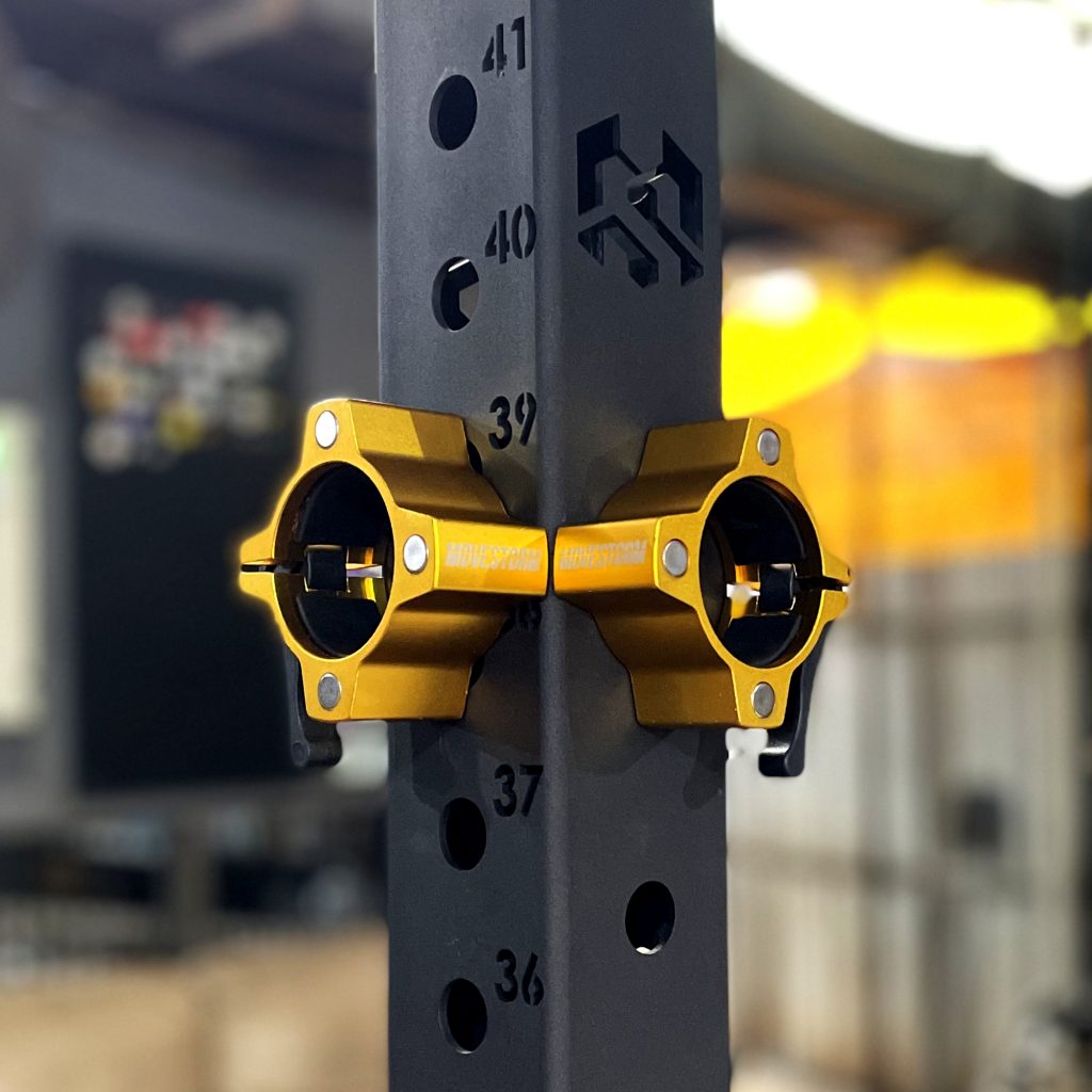 Movestorm MAG Aluminium Collars – Secure Olympic Bar Lock