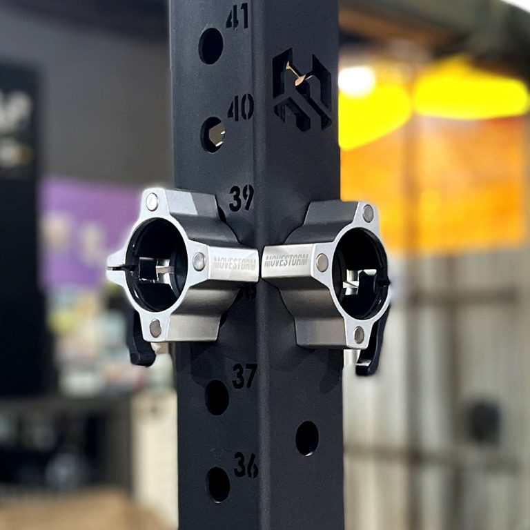 Movestorm MAG Aluminium Collars – Secure Olympic Bar Lock