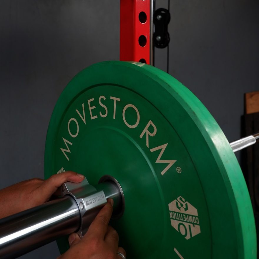 Movestorm MAG Aluminium Collars – Secure Olympic Bar Lock