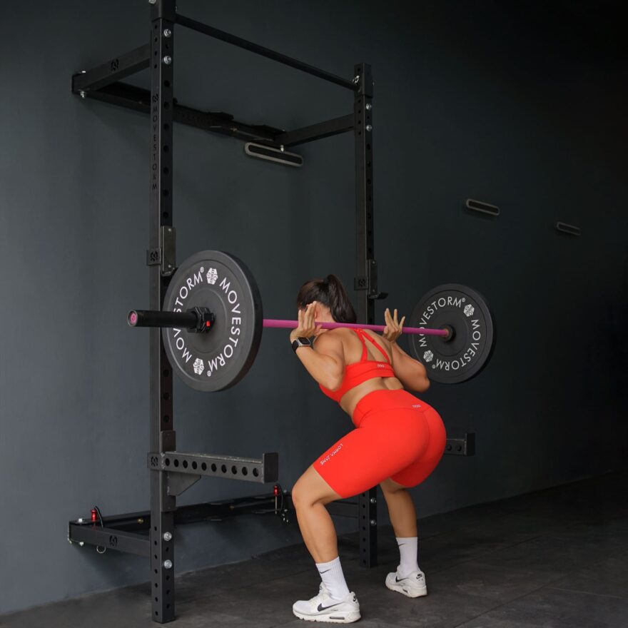 Lite Wallmounted Folding Rack – Space Saving Power Rack