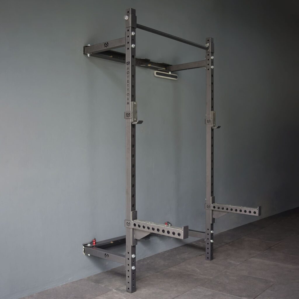 Lite Wallmounted Folding Rack – Space Saving Power Rack
